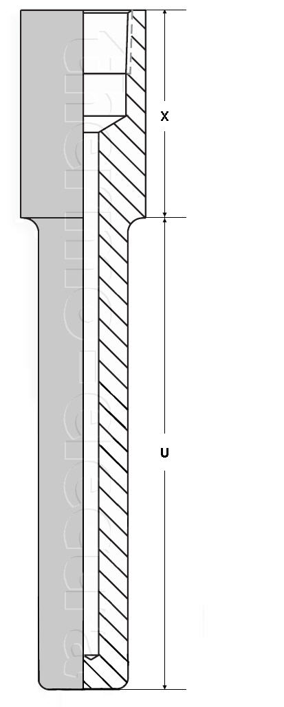 DD 3030 Socket weld thermowell - straight - Thermo Electra