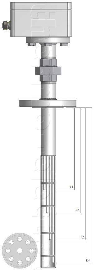 ML7038A Multipoint temperature sensors with standard sensor system