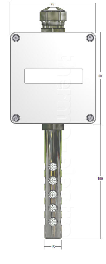 RV 2095 Wall mounted resistance thermometer - Thermo Electra