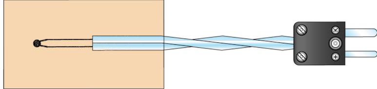 80509 Self adhesive patch thermocouple - Thermo Electra