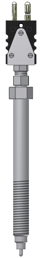 TF 5870 Plastic melt thermocouple adjustable length